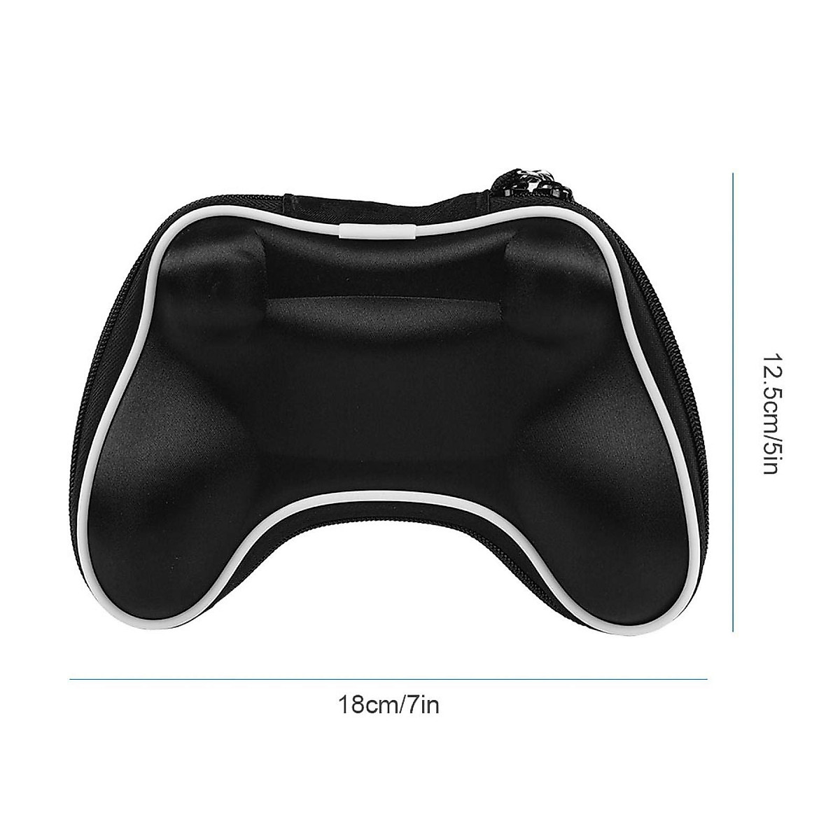 Kuuleyn PS4 Controller Travel Bag, Gaming Console Bag, PS4 Gamepad Storage Case, Shockproof Travel Bag Portable Storage Case Fit for Playstation 4 PS4 Controller Gamepad Black