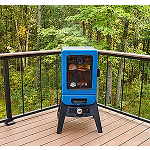 PIT BOSS 77220 2.2 Analog Smoker, 2 Series, Blue