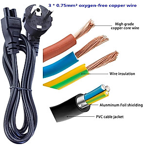 DTK 42W 14V 3A AC Adapter Charger for Samsung SyncMaster S22A300B S20A350B LTM1555 LCD TFT Monitor Power Supply Cord Connector Size 6.5 x 4.4 mm