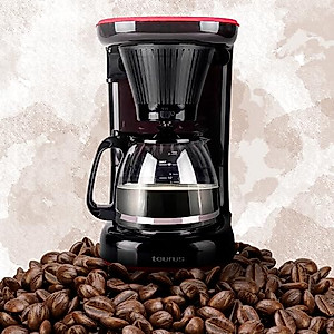 Taurus | Velvet | COFFEMAKER | Glass Jar 38.4 oz |Modern Design Coffee Machine|700 watts of power |washable and reusable filter |Compact size | Make it in minutes|