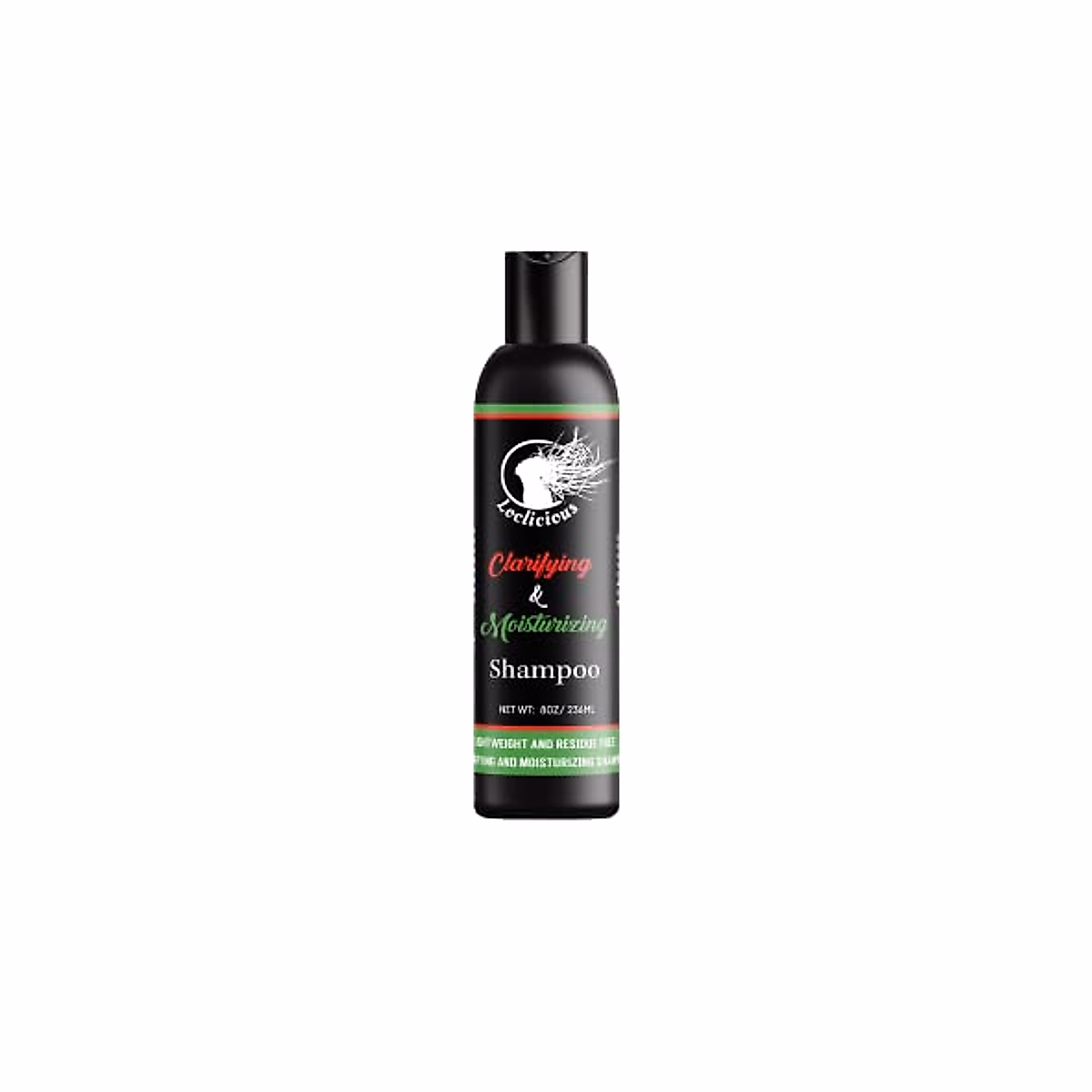 LOCLICIOUS Clarifying & Moisturizing Shampoo for Locs, Dreadlocks, Braids, and Dreads - Vegan, Organic Formula - Lightweight & Residue-Free - Promotes Healthy Hair (8oz)