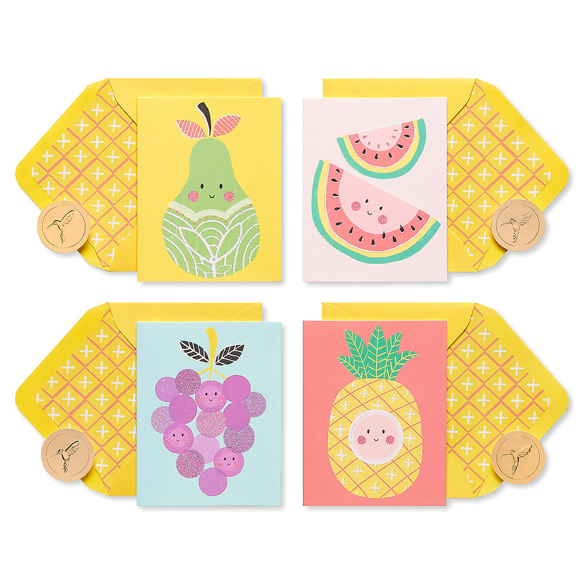 Papyrus Blank Cards with Envelopes, Fruit (20-Count)