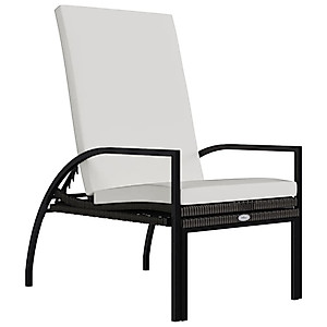 DYRJDJWIDHW Sun Loungers 2 pcs Outdoor Lounge Chairs Set of 2,Chaise Lounge,Lounge Chairs for Outside,Pool Lounge Chairs,Outdoor Chaise Lounge,Patio Lounge Chair,with Footrest PE Rattan Brown