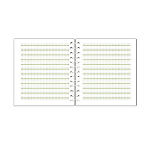 Channie’s Handwriting Improvement Spiral Notebook, Stylish Visual Writing & Printing Aid for Elementary School Students and Special Needs Kids & Teens, 120 Pages, Thick Paper, Size 10.5" x 9.5"