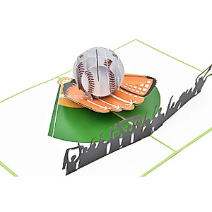 Teabug Cards Sports Themed Pop-Up Cards (baseball)