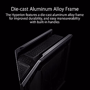 ASUS ROG Hyperion GR701 EATX Full-Tower Computer case with semi-Open Structure, Tool-Free Side Panels, Supports up to 2 x 420mm radiators, Built-in Graphics Card Holder,2X Front Panel Type-C
