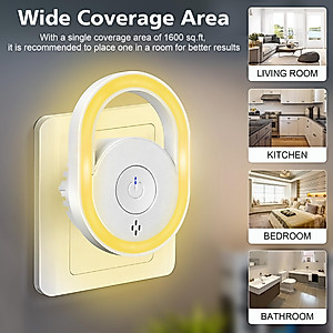 Seozio Ultrasonic Repeller Pest 6 Packs, Mice Repellent for House, Pest Repellent Ultrasonic Indoor Plug in, Pest Defense for Mites Rodent Bugs Roaches Insects Spiders Mice Flies Cockroach