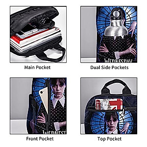 SDHFKDJS Lightweight Backpack 3D Printed Backpack Travel Outdoor Camping Backpack