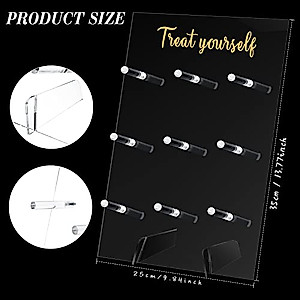 2 Pack Donut Stand Donut Display Wall Stand for Dessert Table Clear Acrylic Donut Holder Stand for Wedding Birthday Treat Holiday Gathering Party (13.78 x 9.84 Inch)