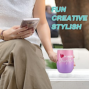 AYANA DREAMS KEEP SHINING Positivity Wine Coffee Tumbler - Spiritual Gifts for Women - Inspirational Cups for Relaxing, Calming. Soothing, Prosperity & Abundance. 12 Oz (MINT/TEAL)