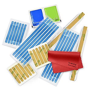 VINTEZ Privacy Screen Adhesive Tabs and Strips for Computer Monitors and Laptops - Replacement kit