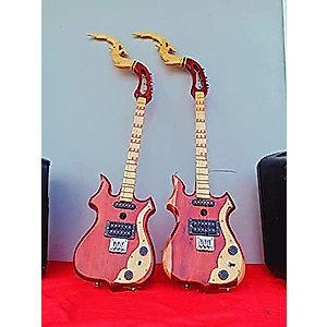 Isarn Acoustic Electric Phin 3 Strings 3 Track, Thai Lao Guitar Musical Instrument, Traditional Thai Musical Pin 18
