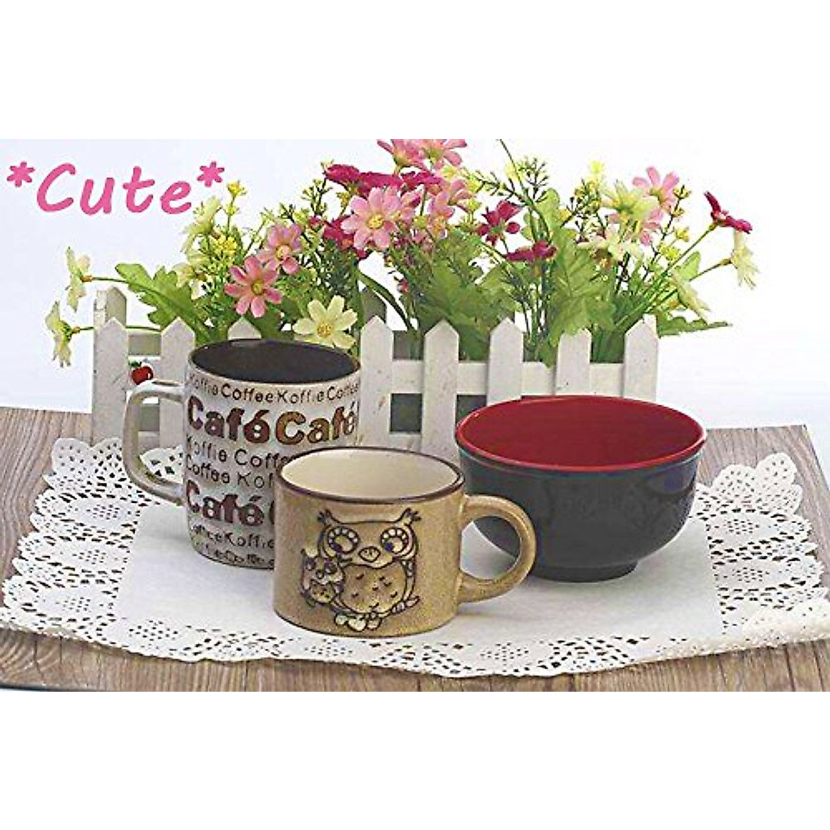 DECORA 9X6.5 Inch Rectangle White Paper Doilies for Birthday Party Wedding Tableware Decoration,Pack of 200