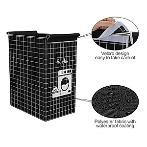 TENNTOU 2-Tier Laundry Sorter Cart with Wheel, 4 Sections Hamper, Vertical Basket Organizer, Sturdy Frame with 4-Bags for Bathroom, Living Room