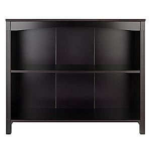 Winsome Terrace Storage Shelf 3-Tier Wide in Espresso, 37-Inch
