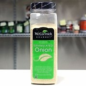 McCormick All Natural Gourmet Granulated Onion, 19.5 Ounce Packed in USA by McCormick