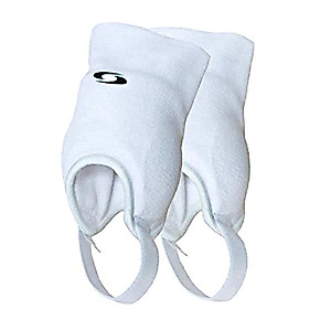 Ankle guards (x 1 Pair Shield Protector Dual Sided Pads for Soccer Football (White Color)