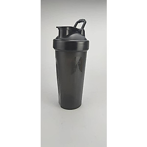 5-Star Compatible Ink Protein Shake Shaker Bottle BL3NDER by PL3NTY, Perfect for Protein Shakes and Pre Workout, 20 Ounces, Black