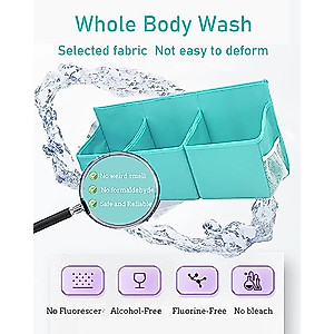 Ruyahort Durable Baby Organizer Sturdy and – Hanging Diaper Caddy Organizer –Diaper Stacker for Changing Table, Crib, Playard or Wall-GREEN…