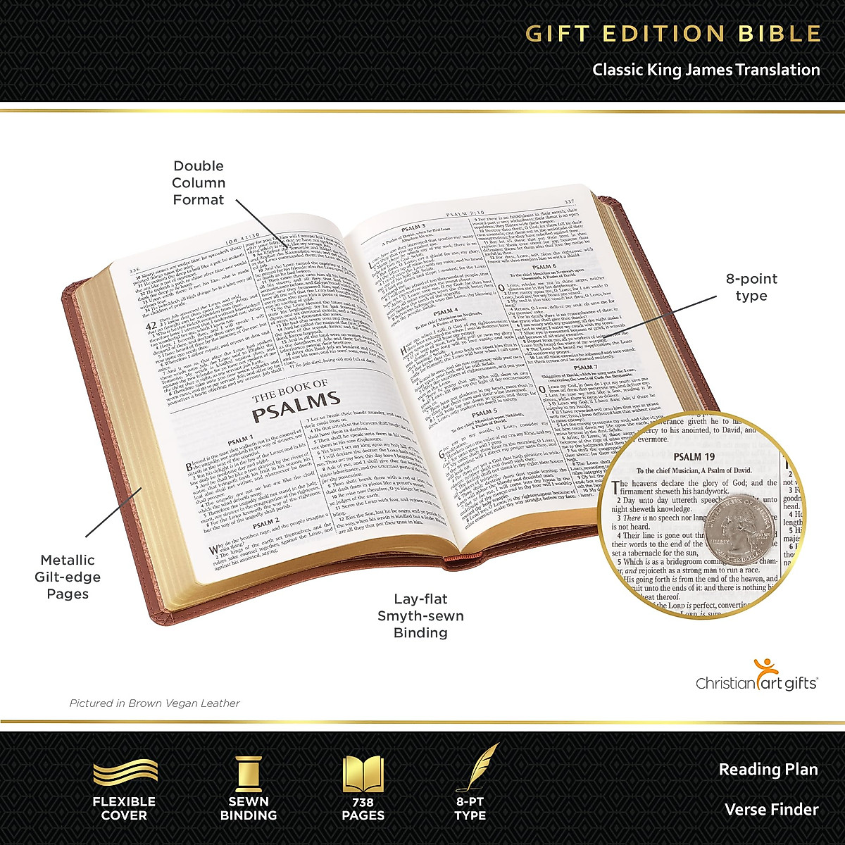 KJV Holy Bible, Gift Edition Faux Leather, King James Version, Teal (KJV Gift Editions)