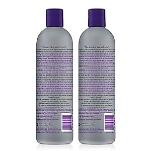 jhirmack Silver Brightening Purple Shampoo Set of 2 for all types of silver, grey, and blonde hair