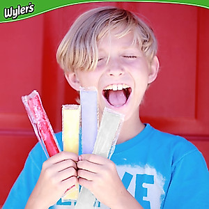 Wyler's Authentic Freezer Pops, Original, 70 Count ((35) Original & (35) Berry/Cherry)