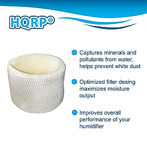 HQRP 3-pack Filter compatible with Walgreens 890-WGN 890WGN LEV320 HF212-UL Cool Mist Humidifiers, W889-WGN Replacement