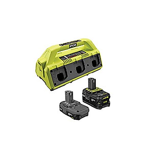 Ryobi 18-Volt ONE+ Super Charger Kit with 2 Batteries - P1820 - (Bulk Packaged)