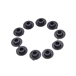 JiaUfmi Hex Socket Allen Bolt Screw Nut Black Hexagon Head Cover Cap Protector 100PCS M5