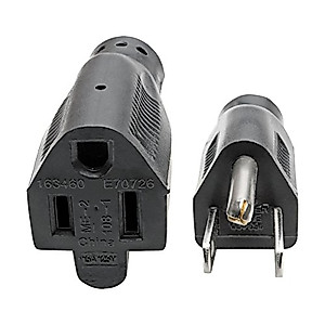 Tripp Lite P024-003 Heavy-Duty Power Extension Cord 15A, 14AWG (NEMA 5-15P to NEMA 5-15R) 3-Ft Black