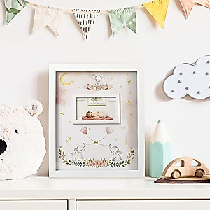 Kate Aspen Elephant Baby Shower Little Peanut, One Size, Pink Guest Book Alternative