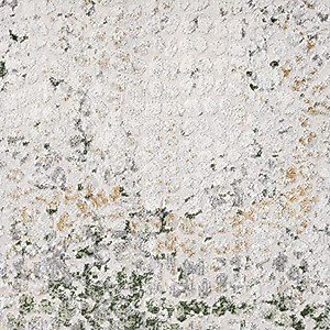 Abani Atlas 4'x6' Green/Grey Area Rug, Contemporary Abstract - Durable Non-Shedding -Easy to Clean