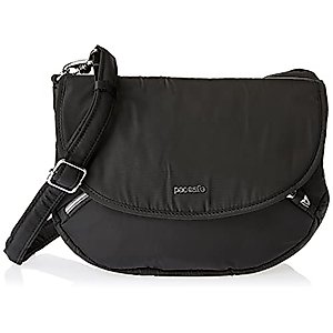 Pacsafe Stylesafe 4L Anti Theft Crossbody Bag, Black