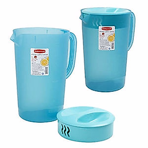 Rubbermaid Limited Edition Dishwasher Safe Pitcher, 1 Count (Pack of 1), Blue