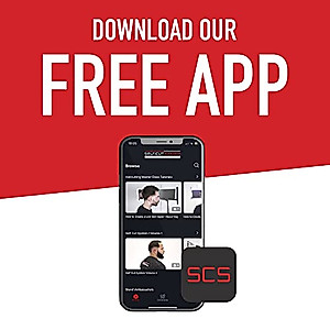 SELF-CUT SYSTEM 2.0 - LED Lighted Black Lambo 3 Way Mirror with Free Educational Mobile App