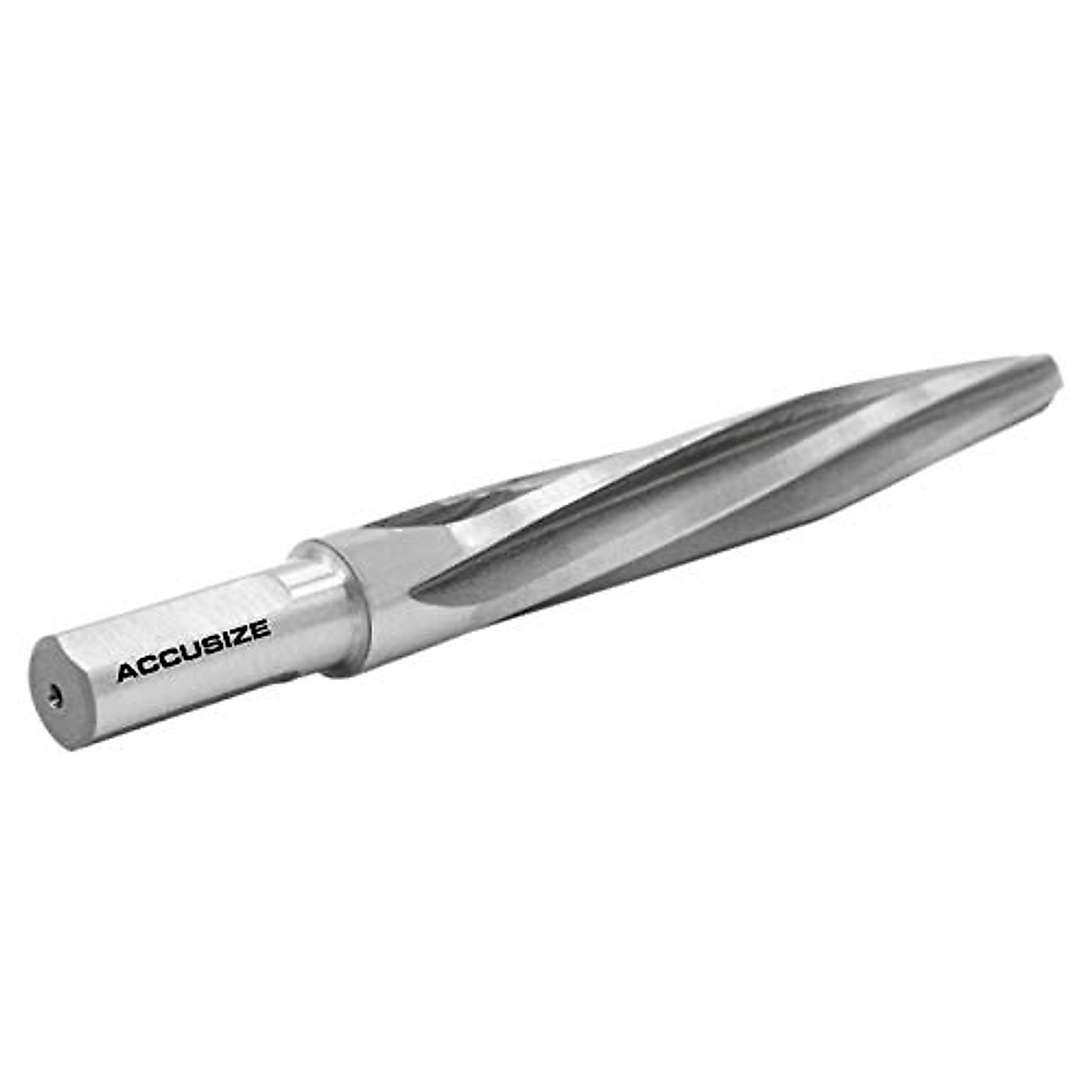 Accusize Industrial Tools H.S.S. Spiral Flute Aligning Reamer, 5/8'' Cutting Diameter, 1/2'' Shank Diameter, 0522-0058