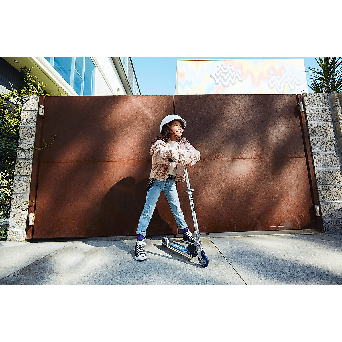 Razor A Kick Scooter for Kids - Lightweight, Foldable, Aluminum Frame, and Adjustable Handlebars