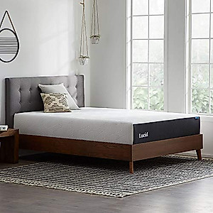 LUCID 12 Inch Memory Foam Mattress - Plush Feel - Memory Foam Infused with Bamboo Charcoal - Gel Infusions - CertiPUR-US Certified - Breathable - Full