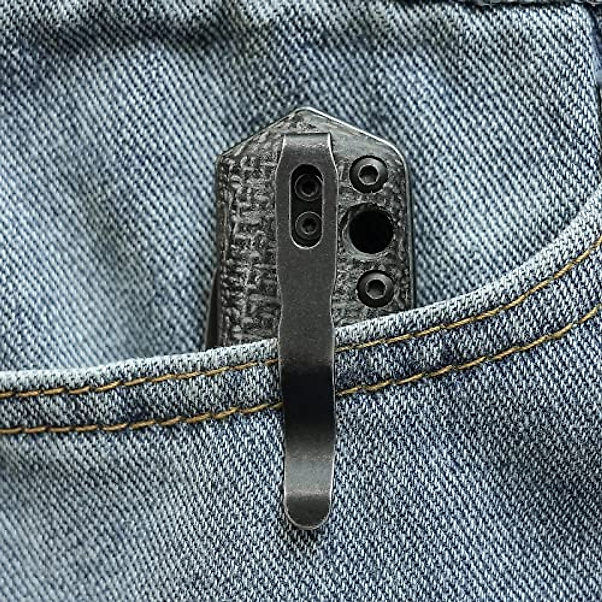 Kizer Lieb M Folding Pocket Knife 3 Inches 154CM Blade Black Micarta Handle EDC Knife Outdoor Tools V3541C2