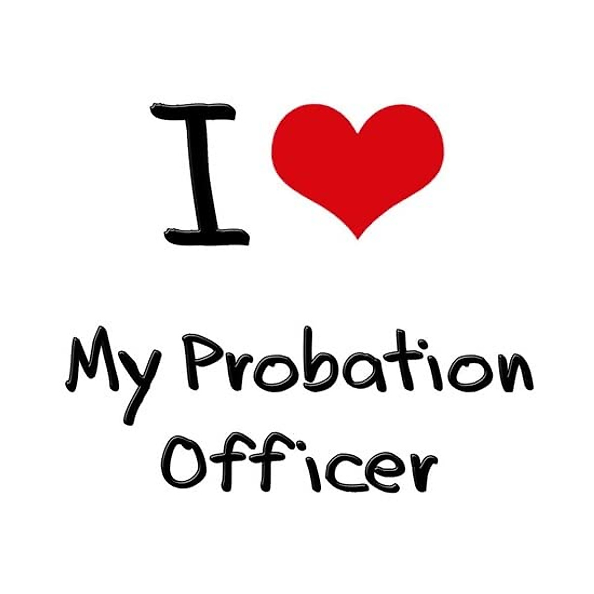 CafePress I Love My Probation Officer Mug Ceramic Coffee Mug, Tea Cup 11 oz