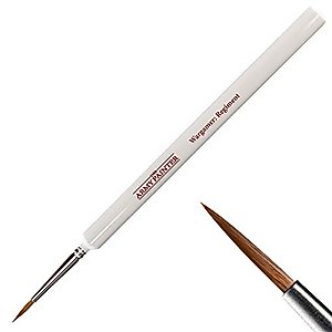 The Army Painter Wargamer: Regiment - Rotmarder Sable Miniature Paint Brush Set Rotmarder - Fine Detail Paint Brush, Basecoat Brush for Wargames, Paint Brushes for Miniature Painting & Paint Sets