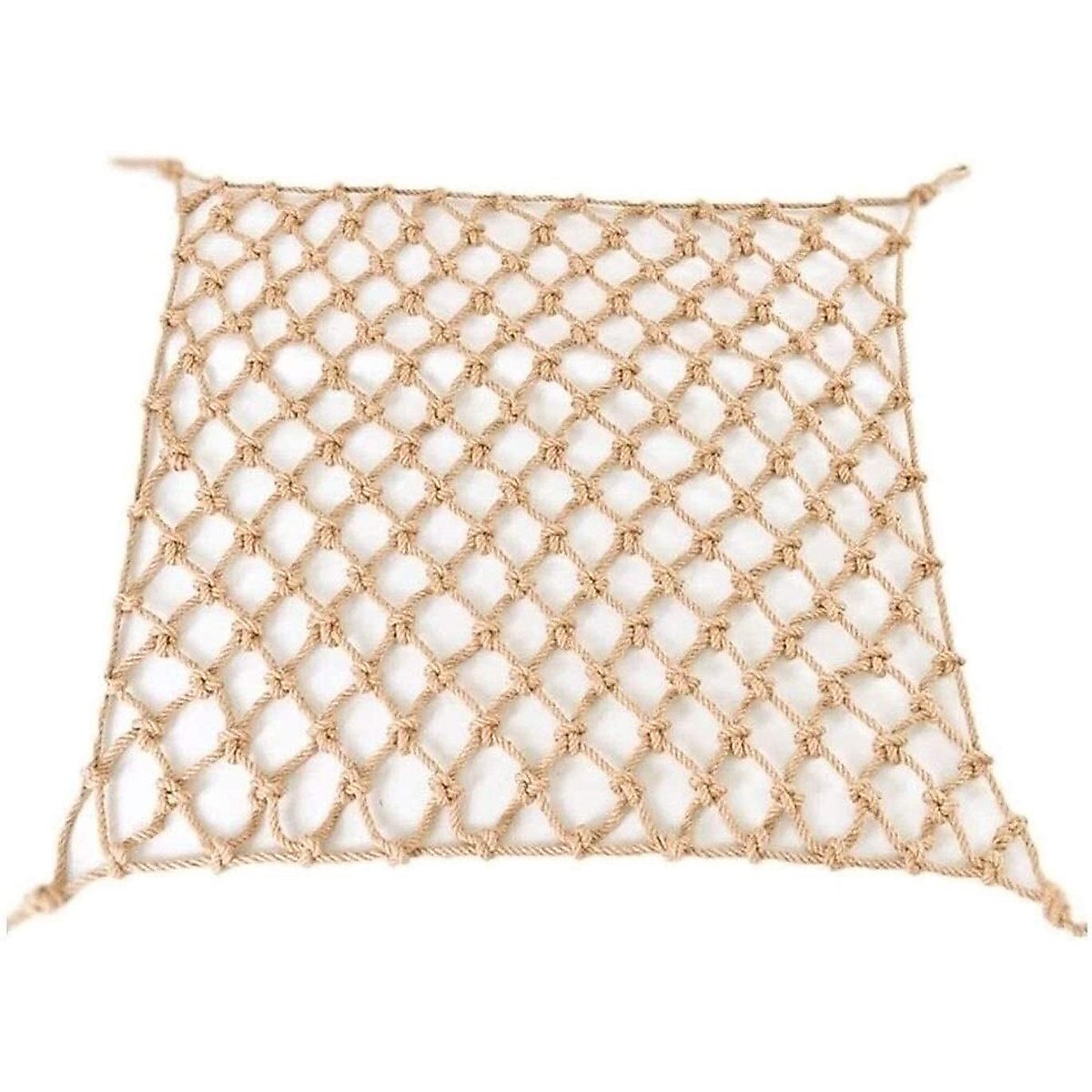 RZM Rope Netting Heavy Duty, Climbing Rope Net Playground Treehouse Hemp Safety Net Stair Balcony Protection Netting Kids Outdoor Swing Toys (Size : 2 * 3m(7 * 10ft))