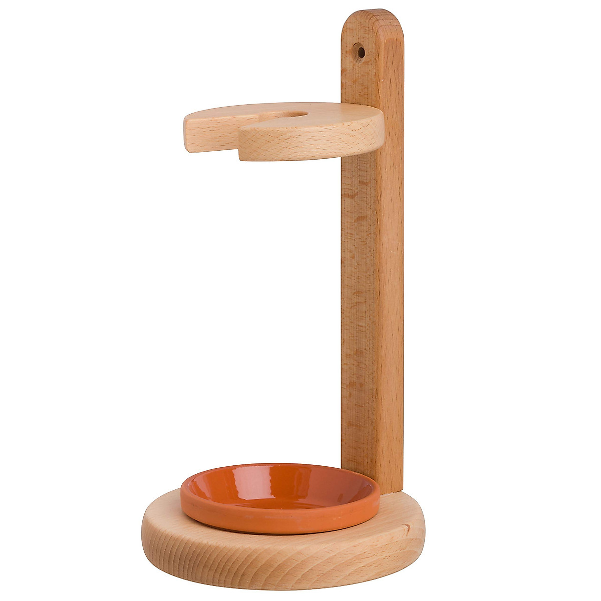 Redecker Natural Pig Bristle Toilet-Brush with Untreated Beechwood Handle, 14-1/2-Inches