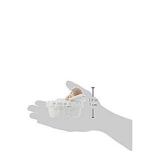 Precious Moments, Baptized In His Name Resin Box With Rosary, For Boy, 153407