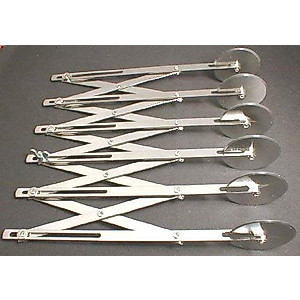 Winco 6 Wheel Winware Adjustable Dough Divider, Aluminum