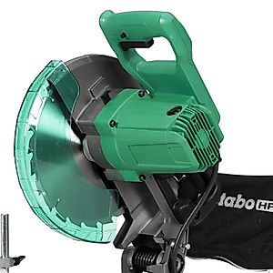 Metabo HPT | Compound Miter Saw | 10-Inch | Single Bevel | 15-Amp Motor | 0-52° Miter Angle Range | 0-45° Bevel Range | Large Table | 10" 24T TCT Miter Saw Blade | C10FCGS