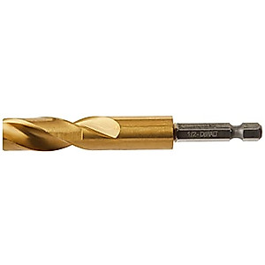 DEWALT Drill Bit, Impact Ready, Titanium Nitride Coated, 1/2-Inch (DD5132)