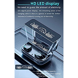 M10 TWS Wireless in-Ear Headphone Earphone Sports Waterproof Touch Headset with LED Display