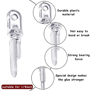 Maitys 12 Pieces Hardware Tilt Wand Tip Repair Window Blind Tilt Wand Tip for Broken Horizontal Blind Hardware Wand Vertical Blinds Replacement Parts for Interior Windows