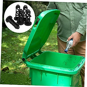 AOKWAWALIY 5pcs Trash Can Latch Trash Can Lid Shafts Garbage Can Buckles Plastic Garbage Can Latches Trashcan Cover Link Plastic Trash Can Trashcans Trash Can Plug Lid Pin Supplies Universal